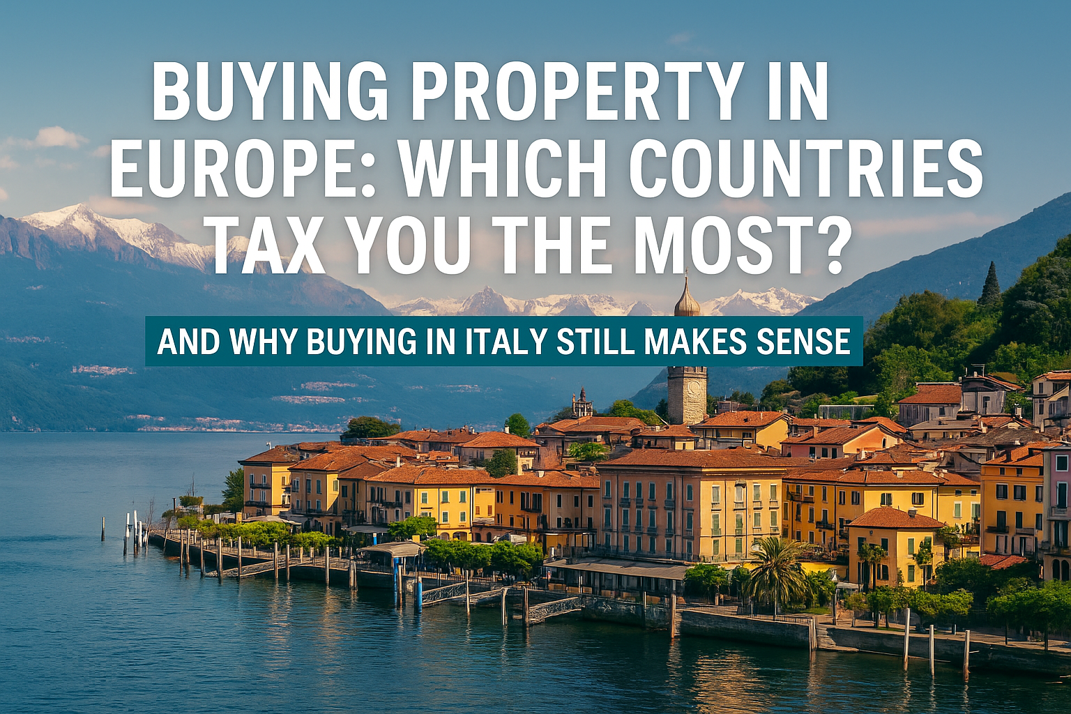 🇪🇺 Buying Property in Europe: Which Countries Tax You the Most ...